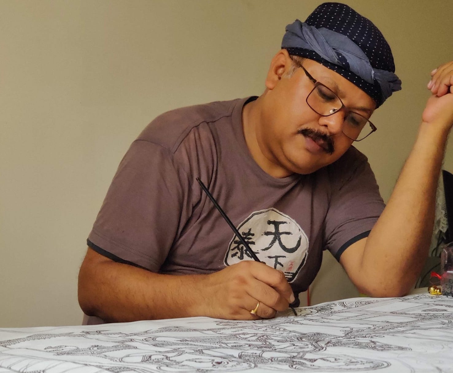 From Nepal to the World: Ajit Sah's Elevation of Mithila Art to Global Prominence - NEPYORK