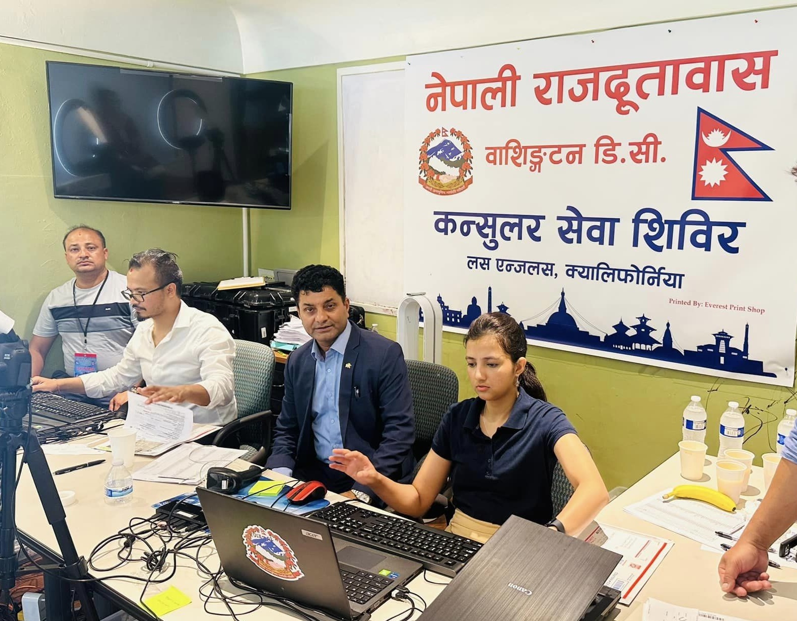 Nepal Embassy's Consular Camp in Los Angeles Serves Hundreds of Nepali ...