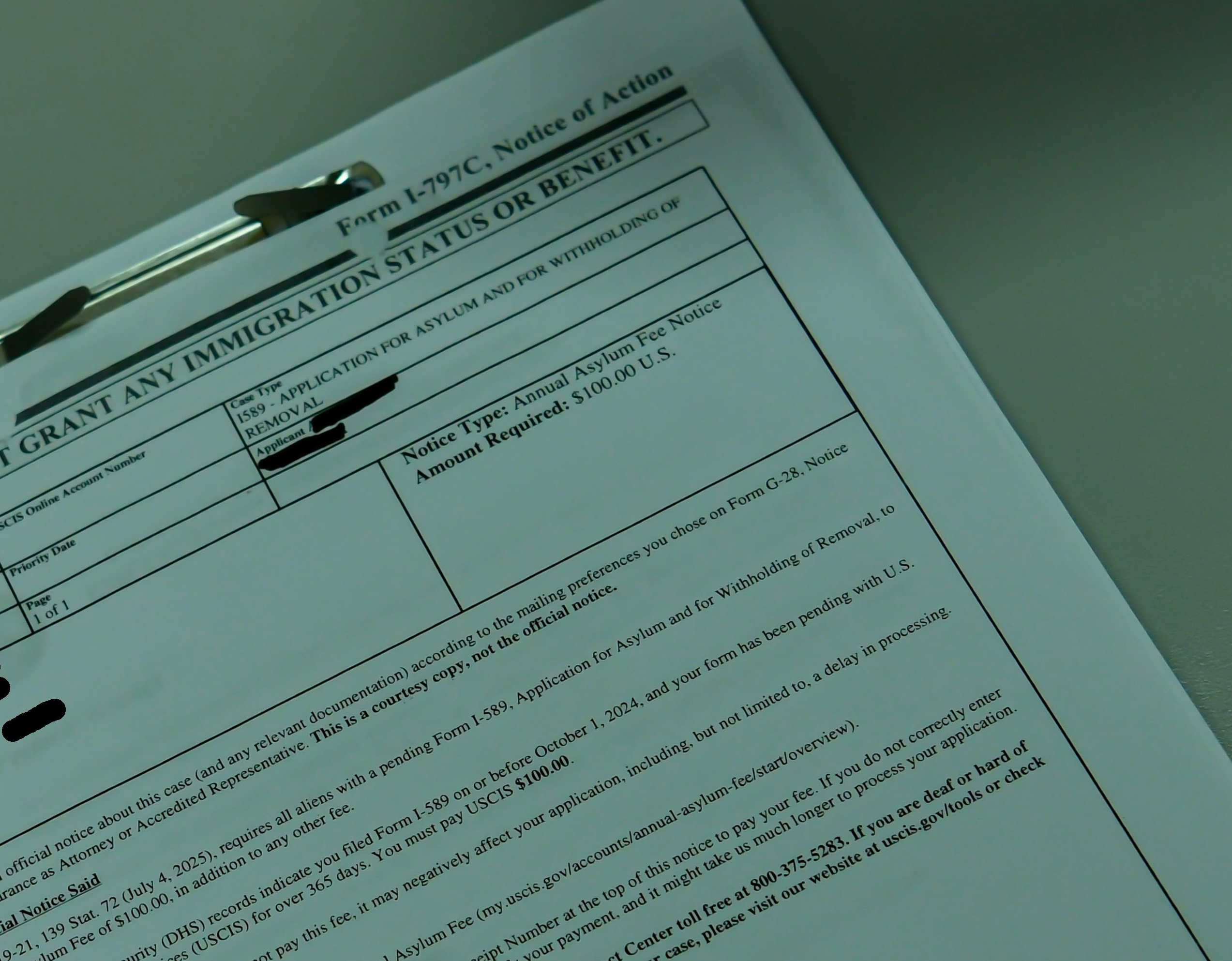 USCIS Pauses Annual Asylum Fee Notices Following Court Order - NEPYORK